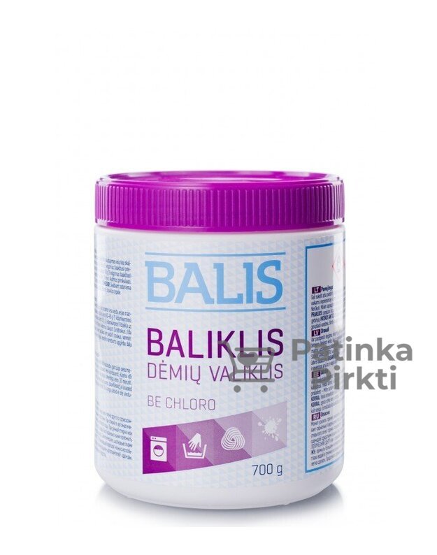 Baliklis - dėmių valiklis milteliai BALIS, 700 gPatinkaPirkti.lt